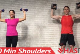 30 Min Home Shoulder Workout Routine - HASfit - Free Full Length ...