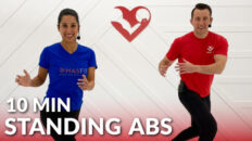 7 Min Standing Ab Workout for Women & Men - HASfit - Free Full Length ...