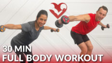 25 Min Total Body Strength Workout - HASfit Dumbbell Workouts ...